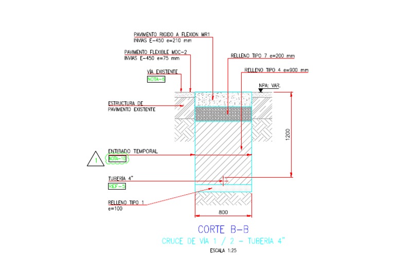 Estructura de Un Cruce de Via | PDF