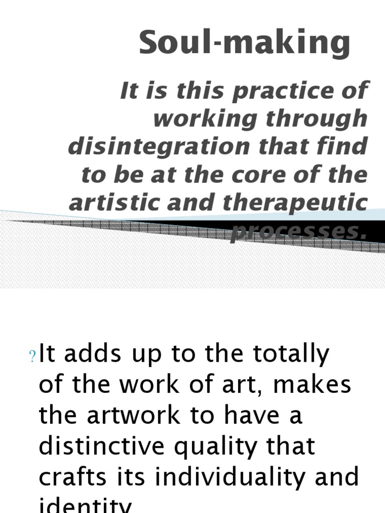 Module 6 - Soul Making | PDF | Decorative Arts | Crafts