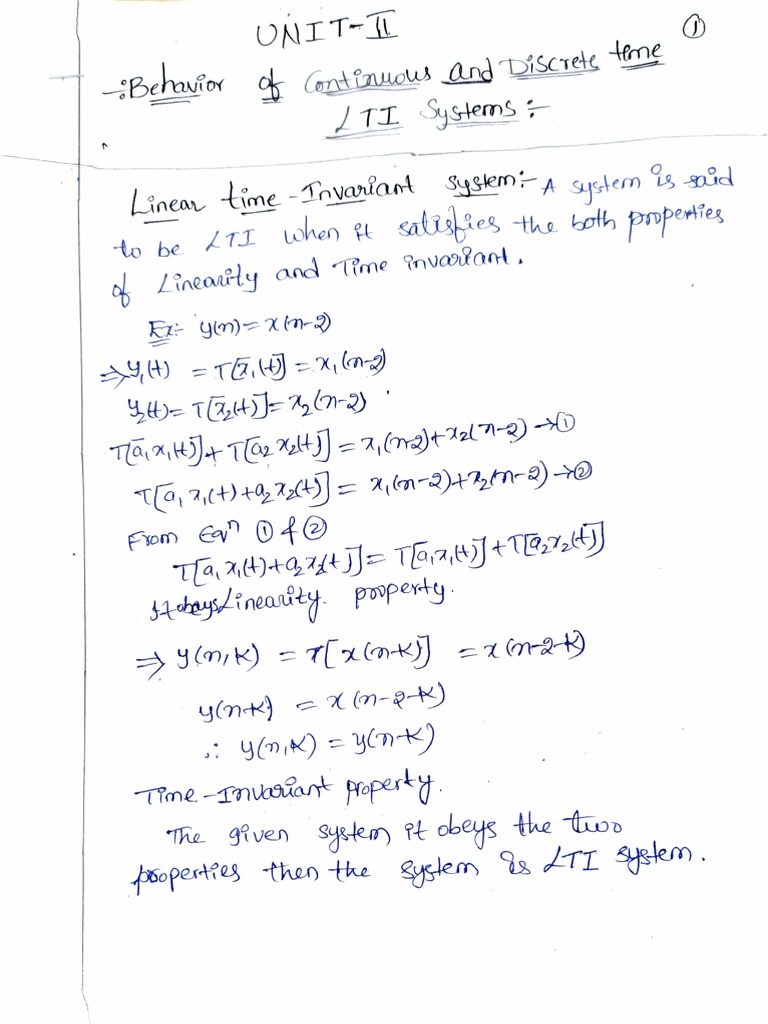 Unit2 Signals&System | PDF Unit2 Signals&System | PDF