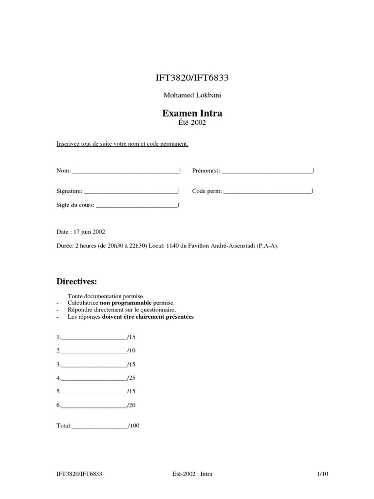 Intra E02 | PDF | Informatique | Informatique