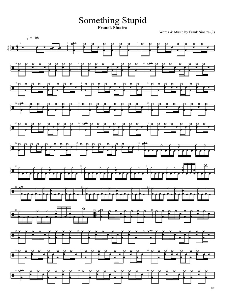 Something Stupid Sheet Music | PDF | Frank Sinatra | Music