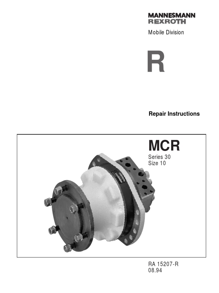 Motor MCR 15207-R | PDF | Piston | Brake
