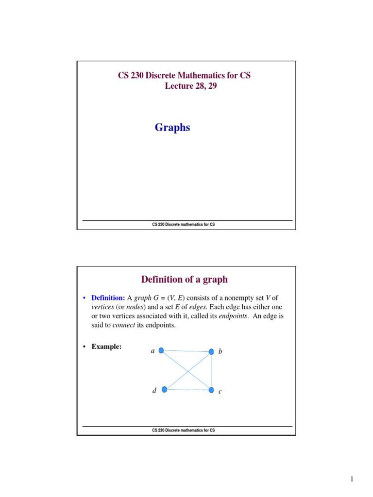 DM Lec28,29 | PDF | Vertex (Graph Theory) | Graph Theory