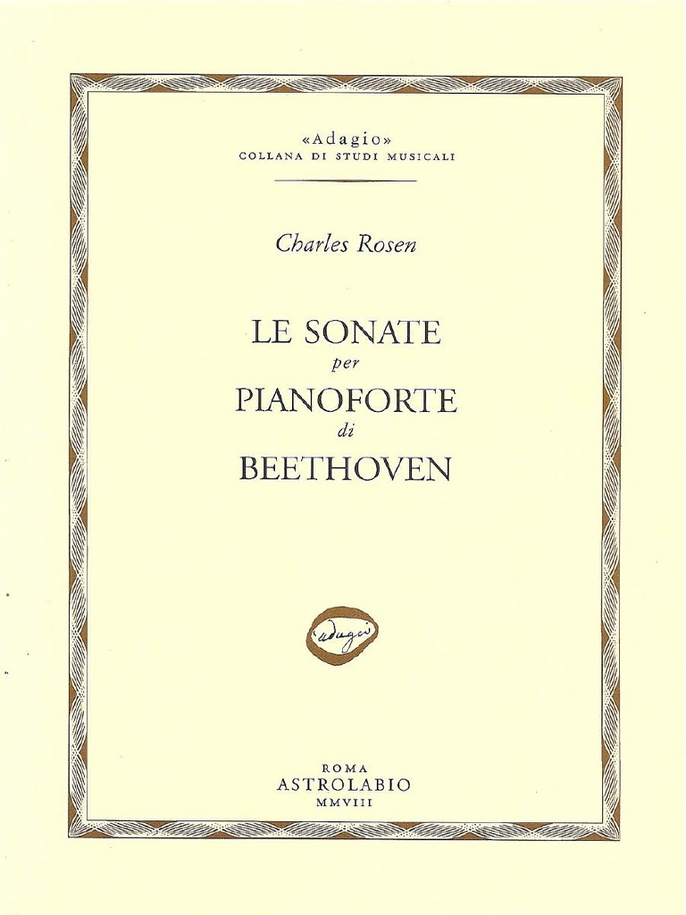 Charles Rosen Le Sonate Per Pianoforte Di Beethoven Compress | PDF