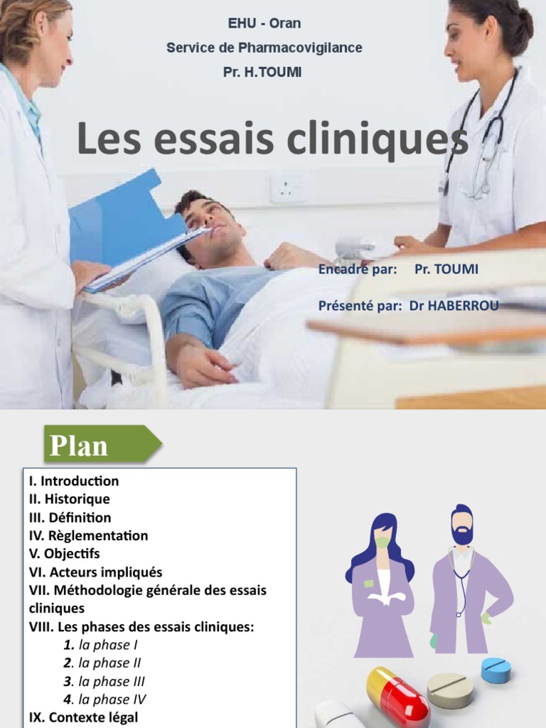 Les Essais Cliniques | PDF | Essai clinique | Pharmacologie
