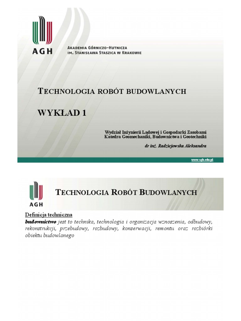 TRB Wyklad 1 2021 Full | PDF