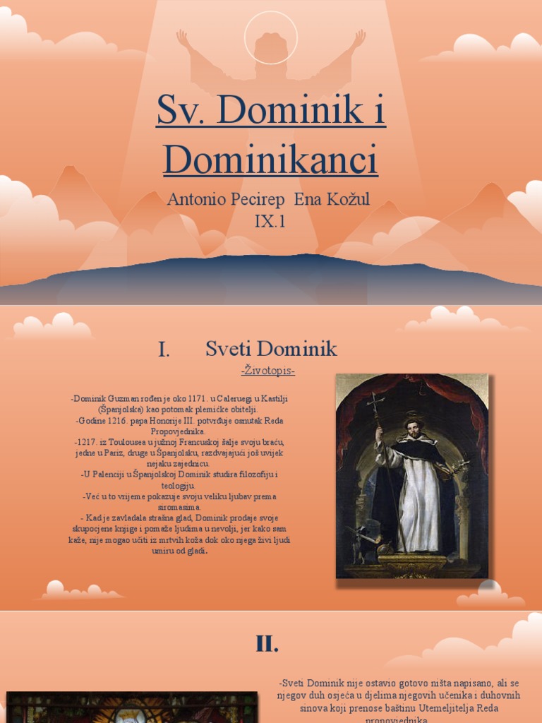 Sv. Dominik I Dominikanci | PDF