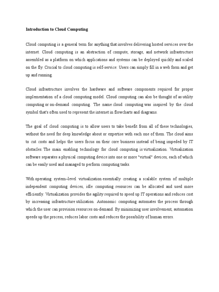 Cloud Computing | Download Free PDF | Cloud Computing | Computing