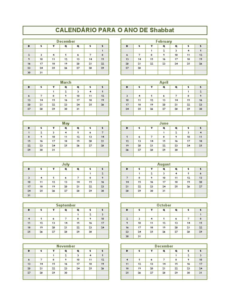 Calendario Perpetuo | PDF