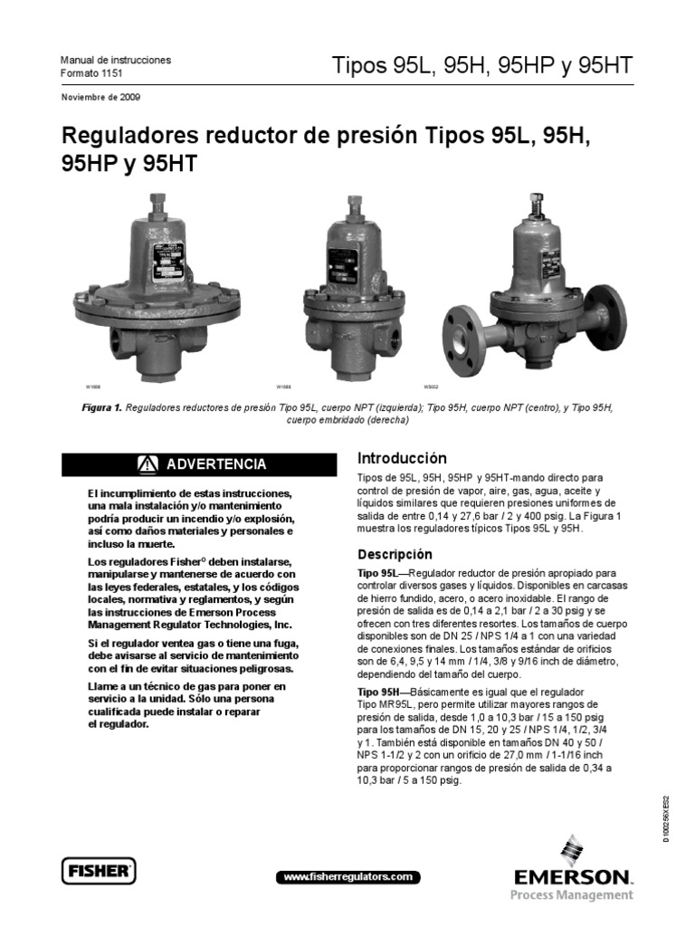 Fisher 95l | PDF | Tornillo | Ingeniería mecánica