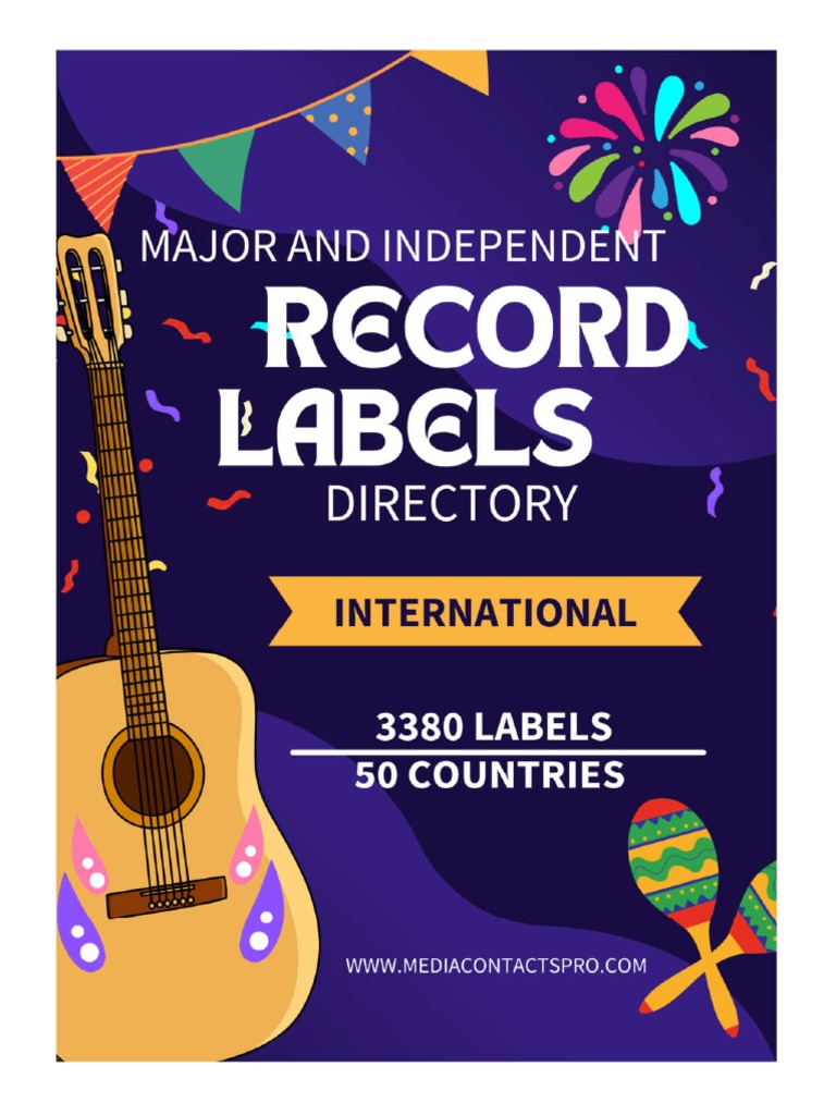 Music Industry Major Independent Record Labels International | PDF