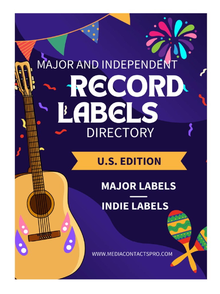 Music Industry Major & Indie Labels USA | PDF | U.S. State | California