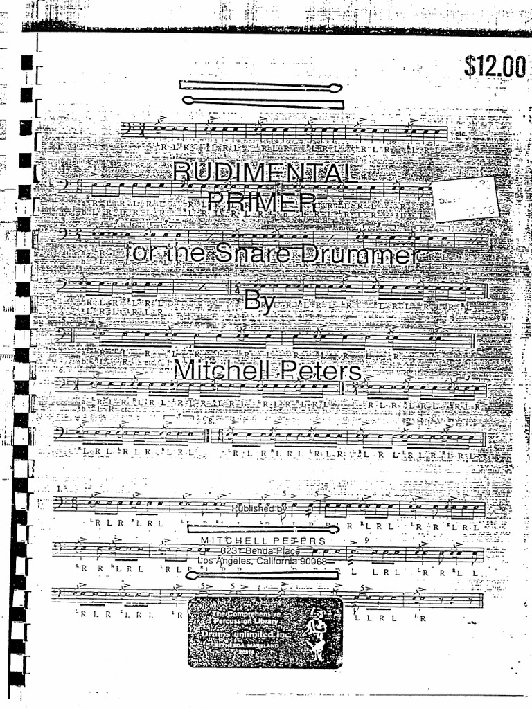 Rudimental Primer para Caja Mitchell Peters | PDF