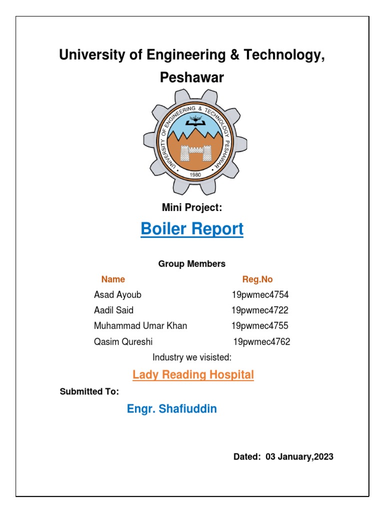 Boiler Report Project | PDF | Boiler | Combustion