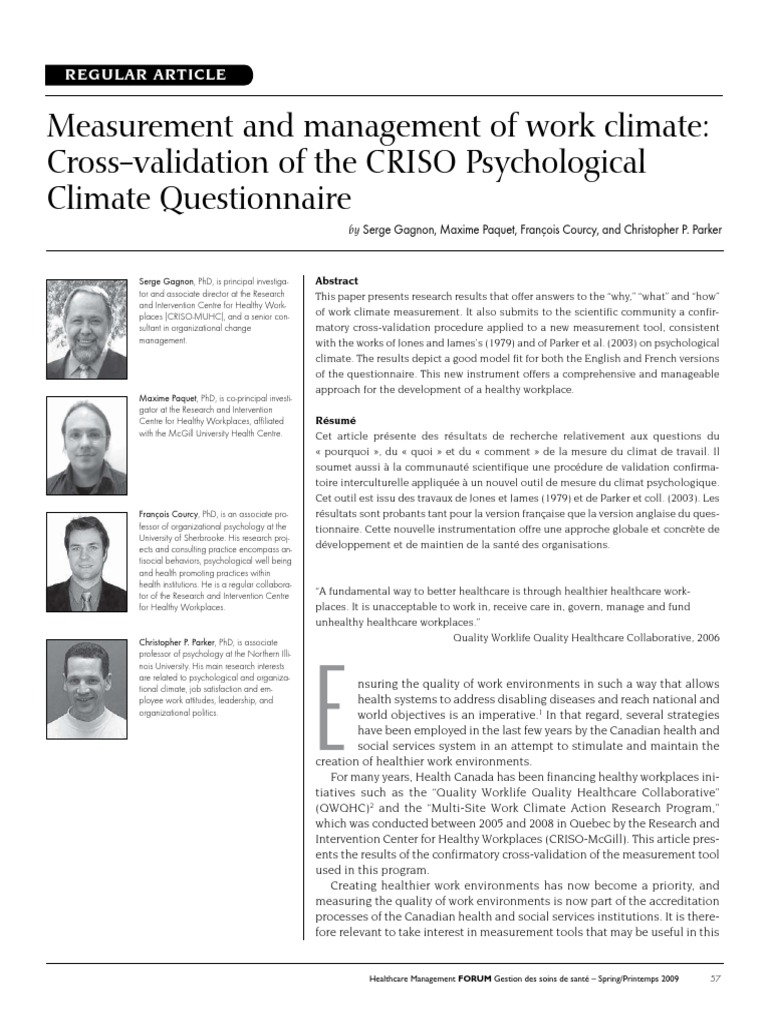 CRISO | Download Free PDF | Psychology | Behavioural Sciences