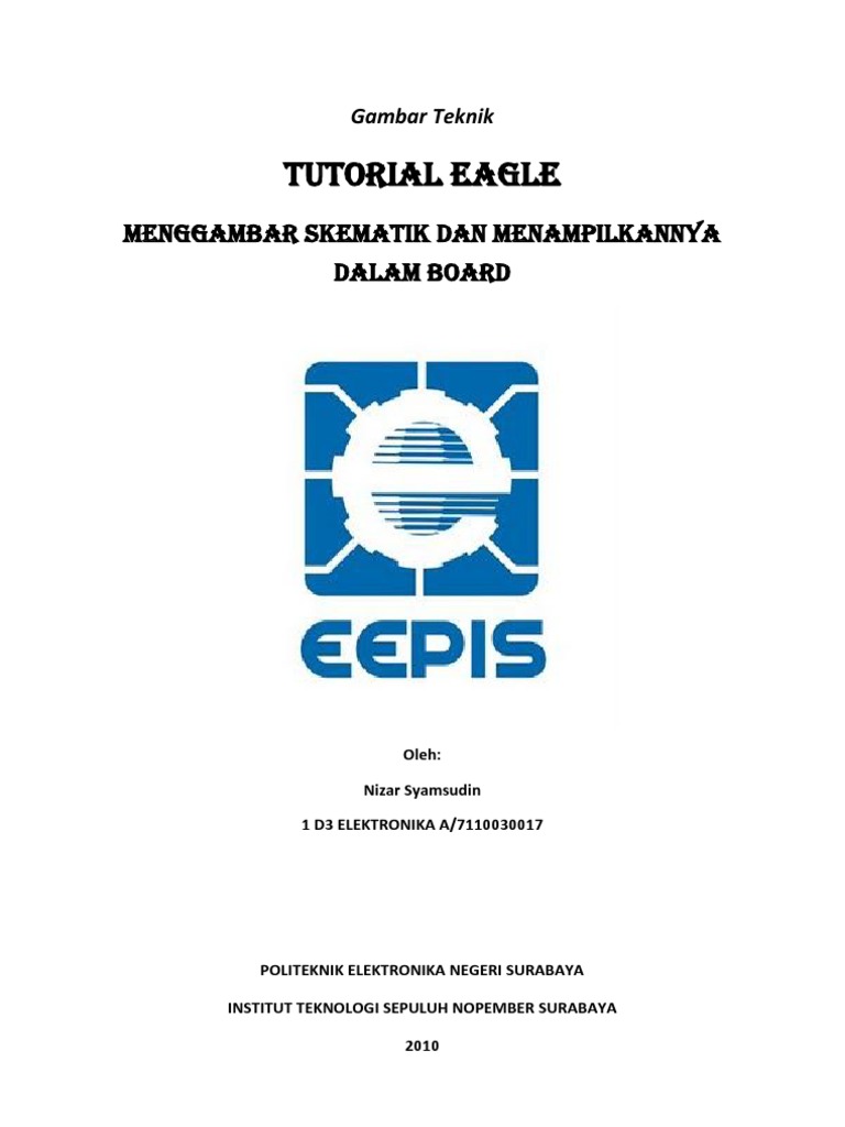 Tutorial Aplikasi Eagle | PDF