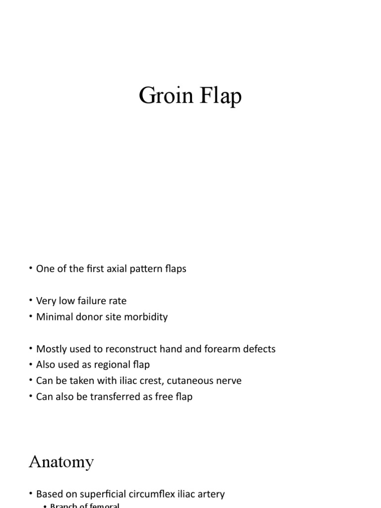 Groin Flap 1 | PDF