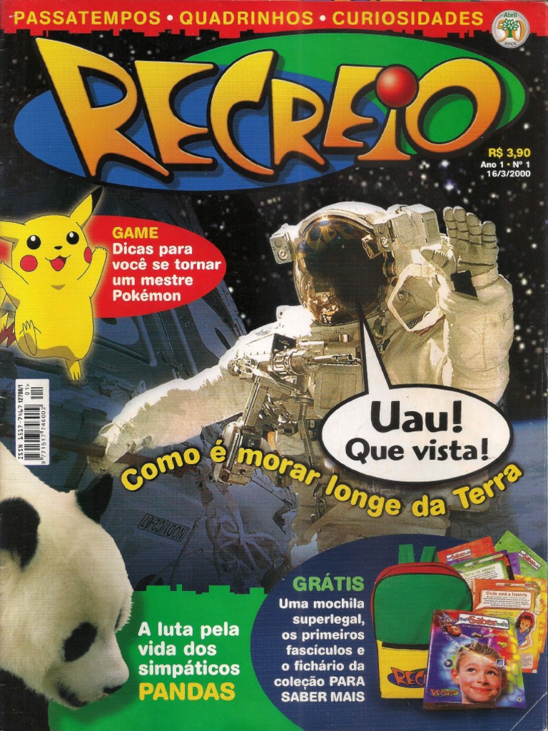 Revista Recreio - Edição 001 - (Março 2000) | PDF