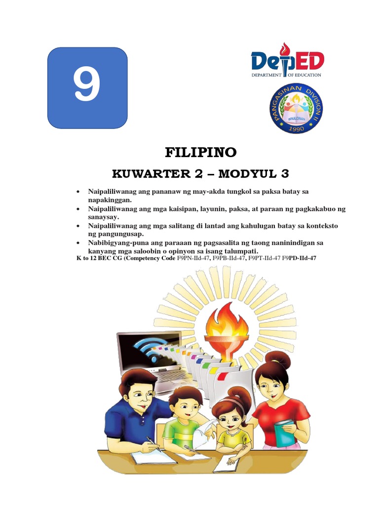 Filipino 9 Kuwarter 2 Modyul 3 | PDF