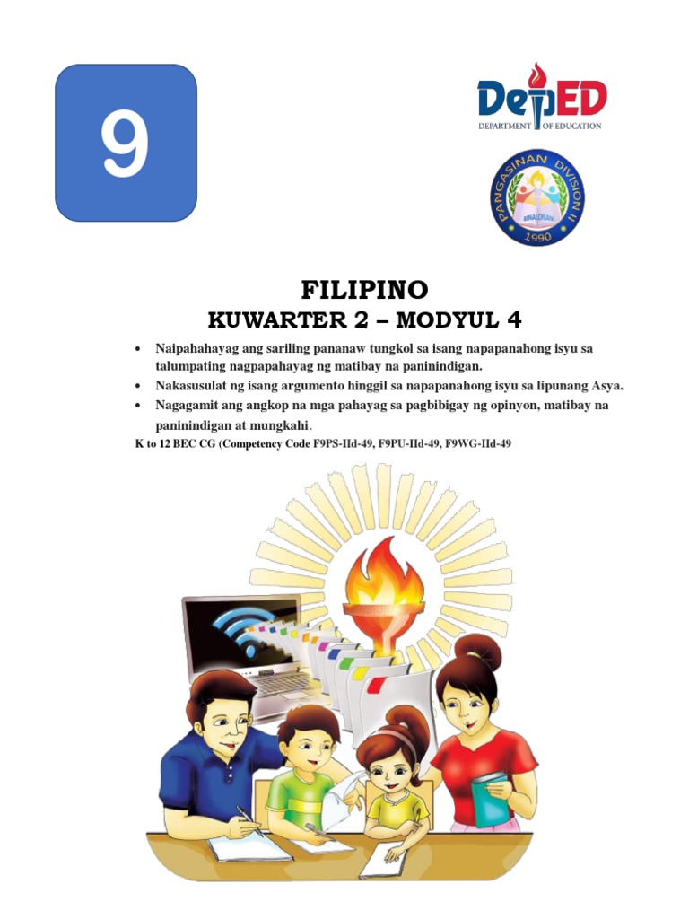 Filipino 9 Kuwarter 2 Modyul 4 | PDF