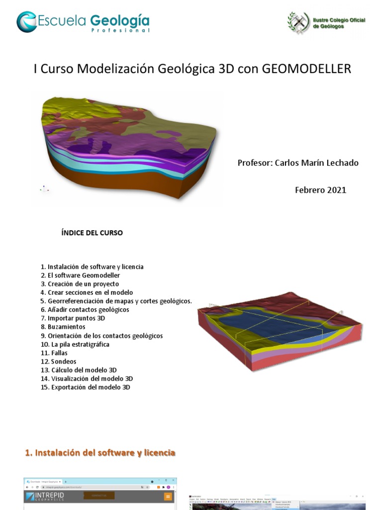 Geomodeller ICOG Parte1 | PDF | Falla (geología) | Sistema de ...