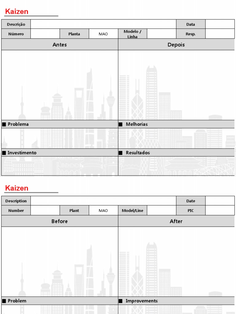 QA Kaizen Template | PDF