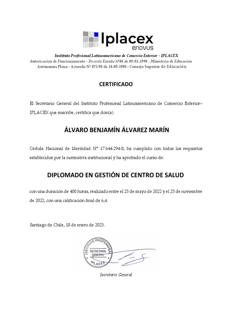 Álvaro Benjamín Álvarez Marín | PDF