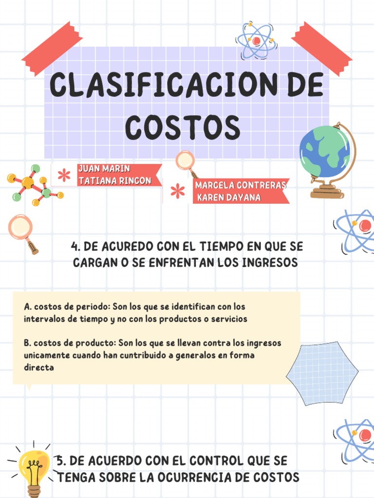 Clasificacion de Costos | PDF
