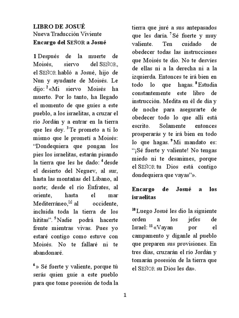 Libro de Josué | PDF | Joshua | Arca de la Alianza