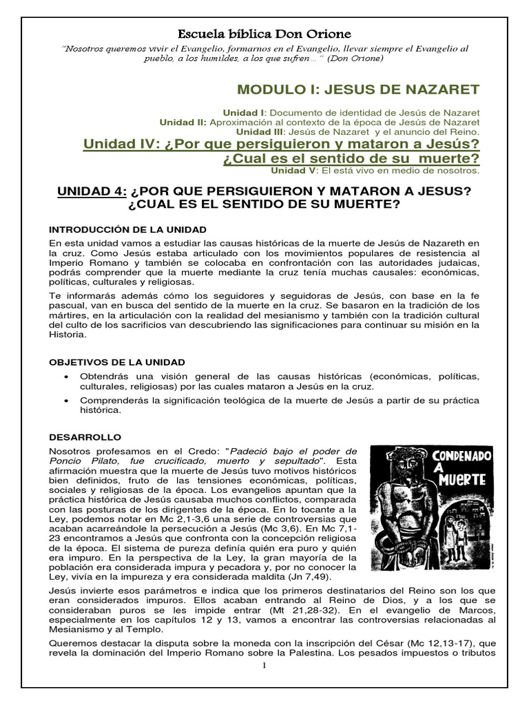 Causas de la Muerte de Jesús en la Cruz | PDF | Jesús | La resurrección ...