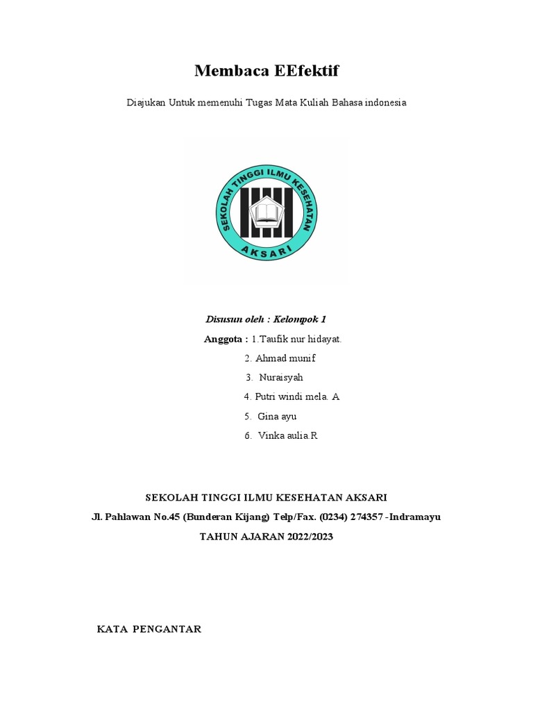 Makalah Membaca Efektif | PDF