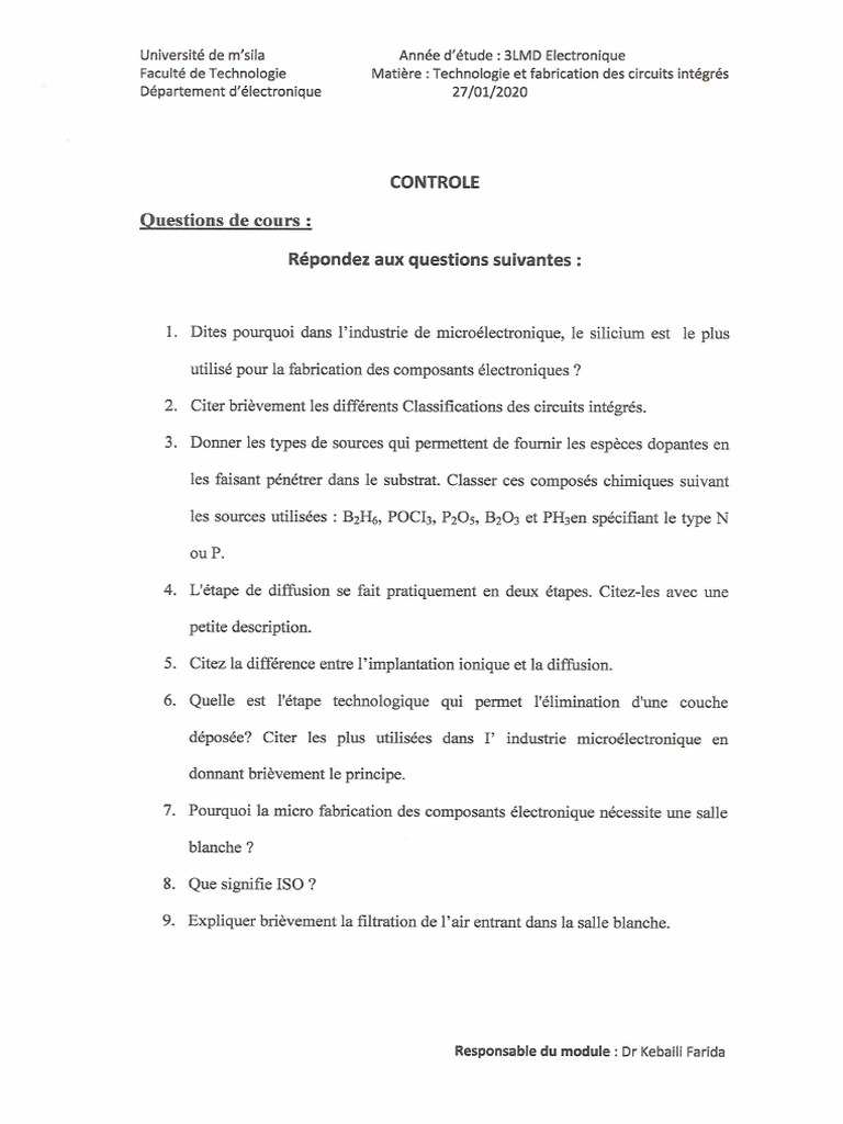 L3 ELN Tech. Fab. Des CI | PDF