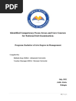 Management Exit Exam Preparation Guide | PDF | Business | Learning