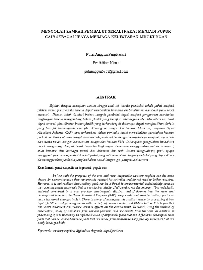 Putri Anggun Puspitasari | PDF