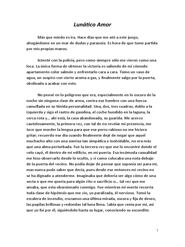 Lúnatico Amor | PDF