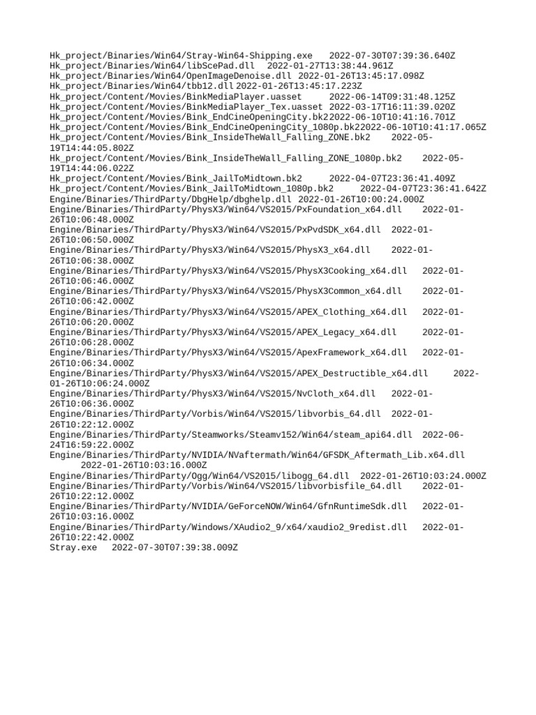 Manifest NonUFSFiles Win64 | PDF | Software Engineering | Computer Architecture