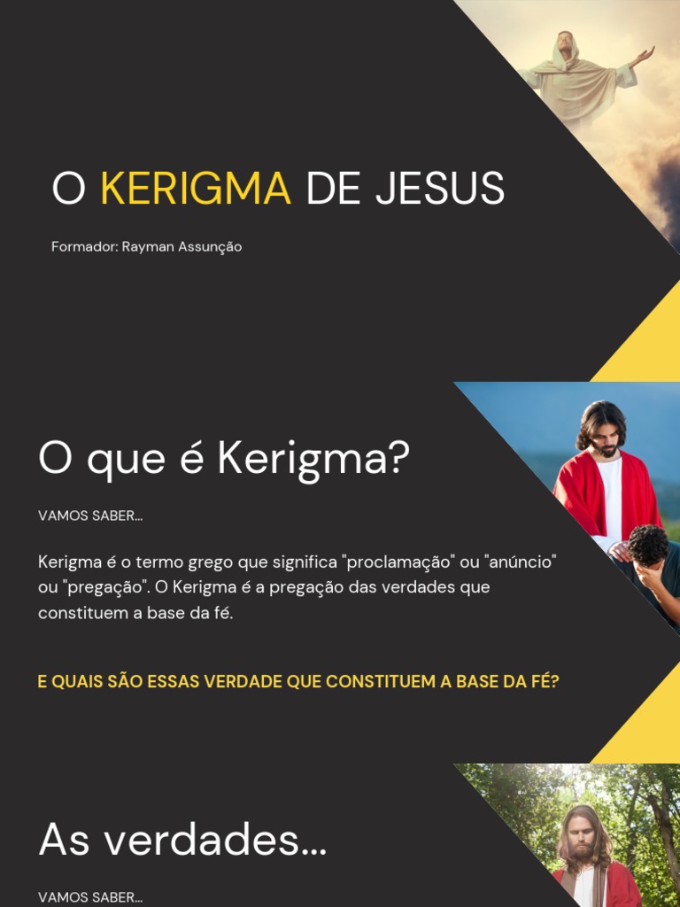 O Kerigma de Jesus - Parte 1 | PDF | Pecado | Amor