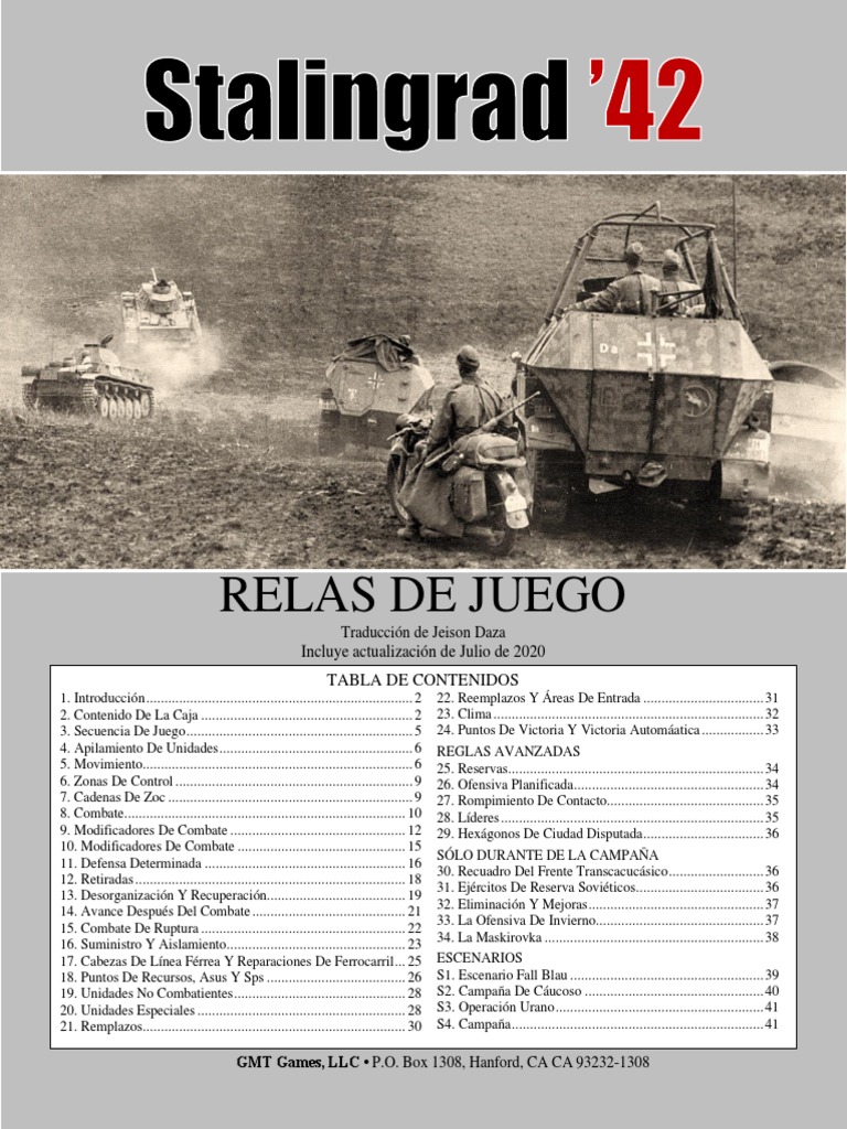 Stalingrad 42 - Spanish Rules | PDF | Ciencia militar | Militar