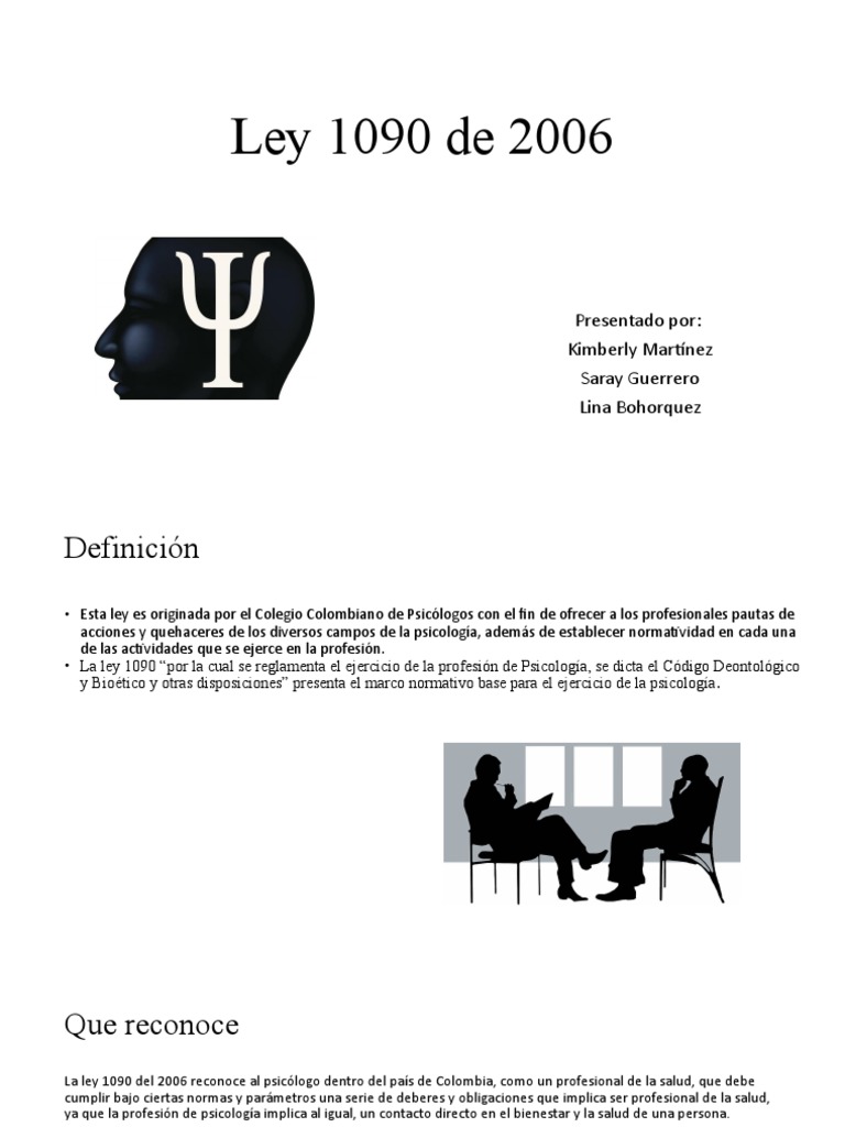 Ley 1090 de 2006 | PDF | Sicología | Justicia
