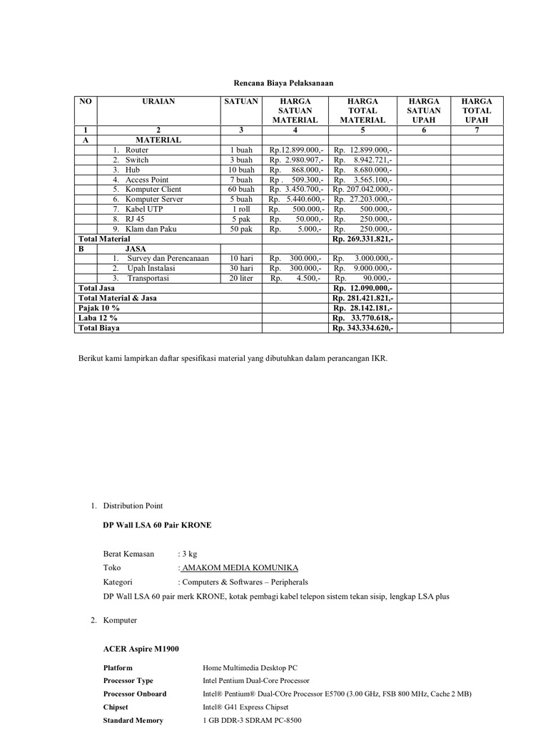 RAB Pak Abu | PDF | Asynchronous Transfer Mode | Usb