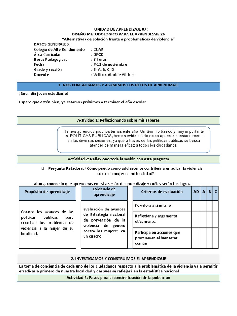 DMpA 26 DPCC | PDF | La violencia contra las mujeres