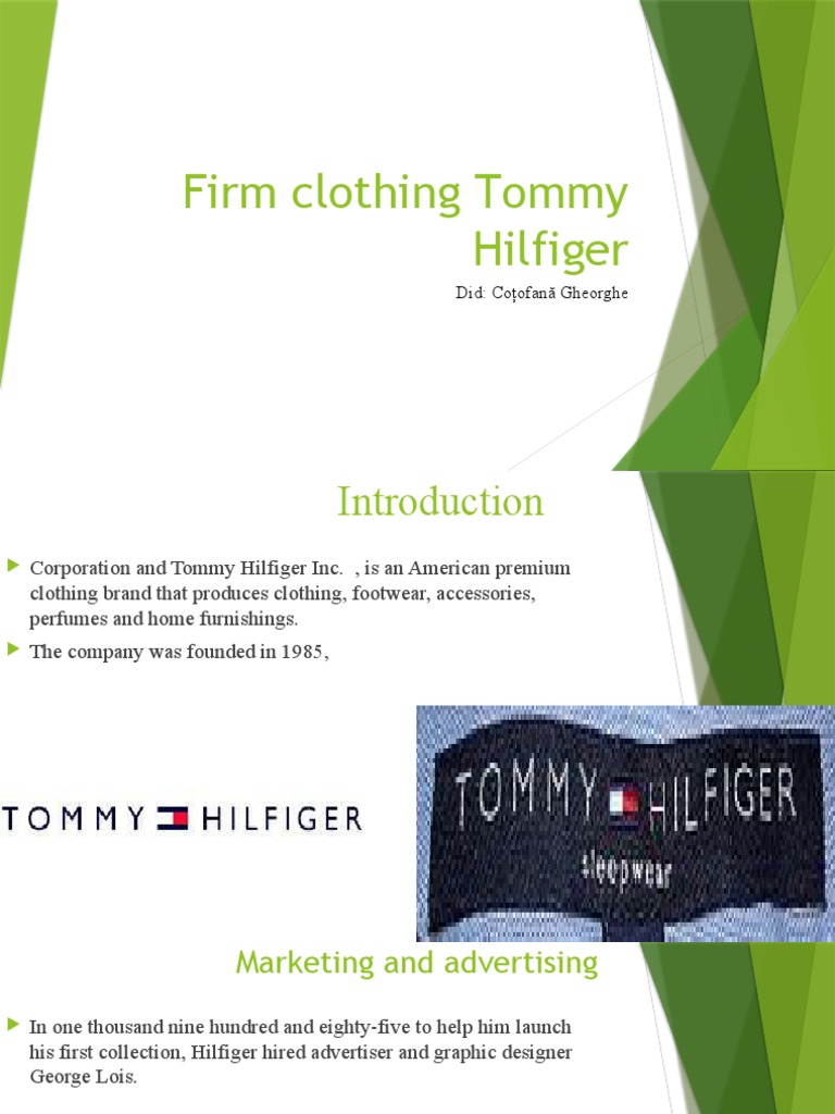 Tommy Hilfiger Pdf