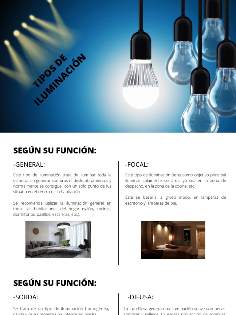 Tipos de Iluminación | PDF
