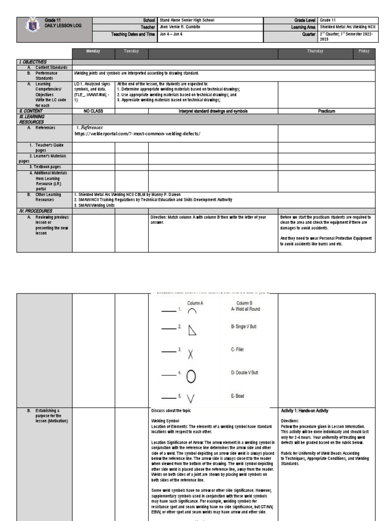 Interpreting Welding Drawings and Symbols: A Hands-On Lesson in ...