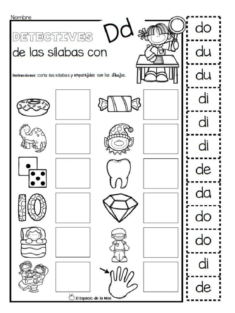 Actividad Con La Letra D | PDF