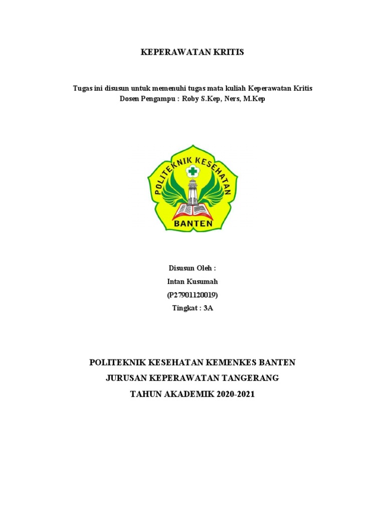 Keperawatan Kritis | PDF | Pengembangan Diri