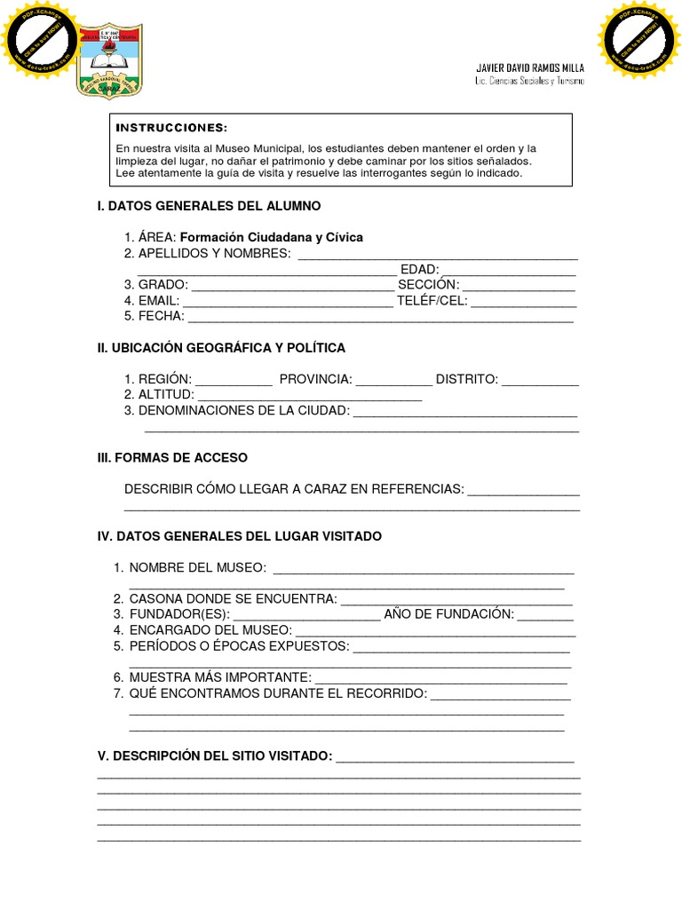 Guía de Visita Museo | PDF