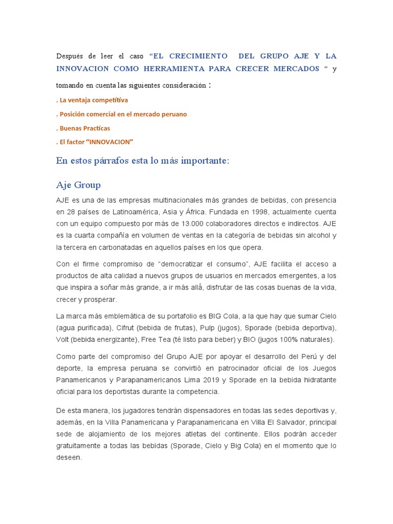 Aje Group | PDF