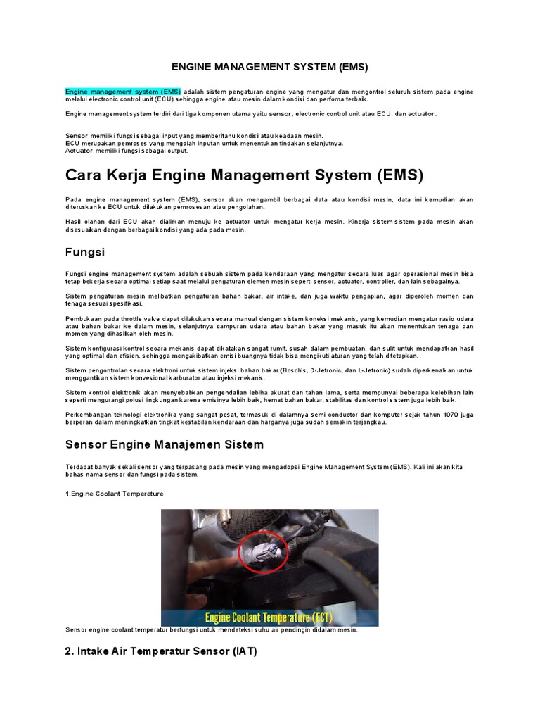 Engine Management System Pdf