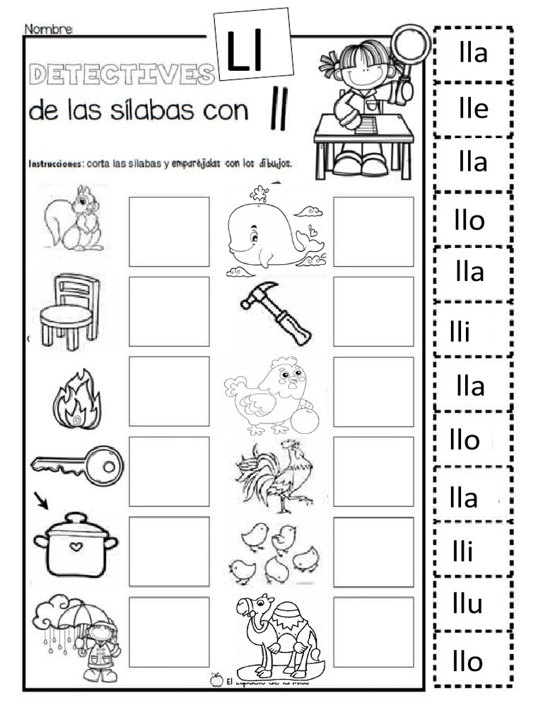 Actividad Con La Letra LL | PDF Actividad Con La Letra LL | PDF